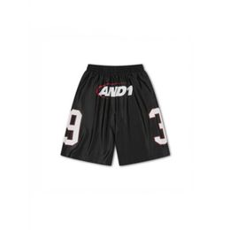 AND1 Shorts Herren Gr&ouml;&szlig;e 33 knallrot / schwarz / wei&szlig;