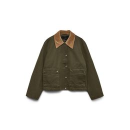 V&eacute;ro Moda Vero Moda Jacke 'VMBlake' Damen Gr&ouml;&szlig;e L hellbraun / oliv Sommerjacke