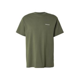Carhartt Work In Progress Carhartt Wip T-Shirt Herren Gr&ouml;&szlig;e M oliv / wei&szlig;