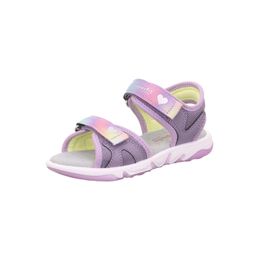 Superfit Sandale 'Pebbles' M&auml;dchen Gr&ouml;&szlig;e 25 gelb / lila / rosa / silber