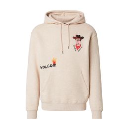 Volcom Sweatshirt 'MICKEY MASON' Herren Gr&ouml;&szlig;e M beigemeliert / orange / rot / schwarz