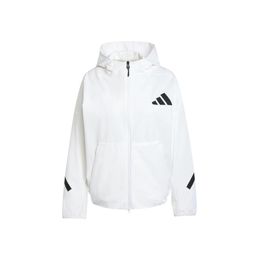 adidas Sportswear Trainingsjacke 'Z.N.E.' Damen Gr&ouml;&szlig;e M schwarz / wei&szlig;