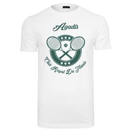 Mister Tee T-Shirt 'Agadir Club Royal' Herren Gr&ouml;&szlig;e XL tanne / wei&szlig;