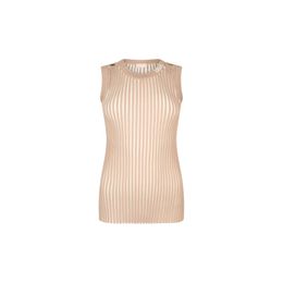 Liu Jo Stricktop Damen Gr&ouml;&szlig;e XL beige / wollwei&szlig;