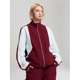 AND1 Jacke 'Core Get&auml;felt' Damen Gr&ouml;&szlig;e S burgunder / wei&szlig;