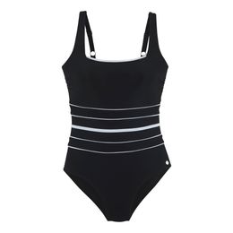 Lascana Badeanzug Damen Gr&ouml;&szlig;e M schwarz / wei&szlig;