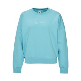 Karl Kani Sweatshirt Damen Gr&ouml;&szlig;e XXS blau / hellblau / honig / schwarz