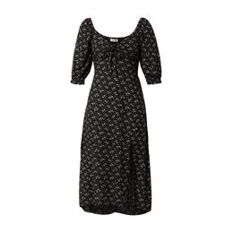 Hollister Kleid Damen Gr&ouml;&szlig;e 34 schwarz / wei&szlig; Winterkleid