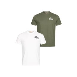 Lonsdale Herren T-Shirt normale Passform Doppelpack BLAIRMORE