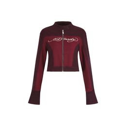 Ed Hardy Jacke Damen Gr&ouml;&szlig;e XS blutrot / burgunder