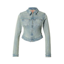 Levi's LEVI'S Between-Season Jacket 'Y2K Stretch Fitted Trucker Jacket' female size L Light blue