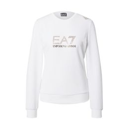 EA7 Emporio Armani Sweatshirt Damen Gr&ouml;&szlig;e XS gold / wei&szlig;