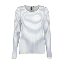 Blue Seven Pullover Damen Gr&ouml;&szlig;e L hellblau / wei&szlig;