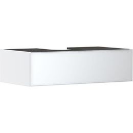 Hansgrohe Xevolos E Waschtischunterschrank 54313320 980x550x275mm, 1 Schublade, mattwei&szlig;, wei&szlig; metallic