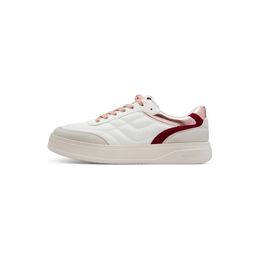 Tamaris Sneaker Damen Gr&ouml;&szlig;e 41 rosa / dunkelrot / wei&szlig; / offwhite