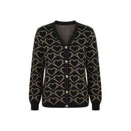 MIAMODA Knit Cardigan female Black size 42-44
