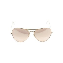 Ray-Ban Sonnenbrille Damen Gr&ouml;&szlig;e One Size Second Hand gold