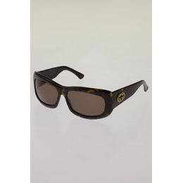 Gucci Sonnenbrille Damen Gr&ouml;&szlig;e One Size Second Hand braun