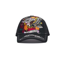 Ed Hardy Cap 'Brave Hearts' female Black size One Size