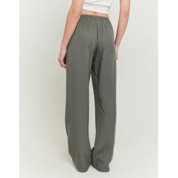 Tally Weijl Damen Schlupfhose "SPAVIMELLY", grau, Gr. 34, unifarben, Web, Obermaterial: 100% Lyocell, Hosen, Viskose, weit