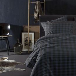 Bettw&auml;sche Damai, blau, Flanell, Obermaterial: 100% Baumwolle, Bettw&auml;sche, "Timber", Damai