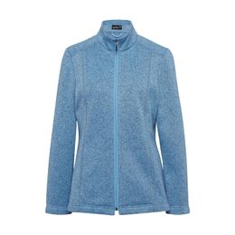 GOLDNER Damen Fleecejacke "Kuschelweiche Strickfleece-Jacke", blau, Gr. 48, Obermaterial: 100% Polyester PES., Jacken, Kuschelweiche Innenseite