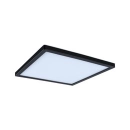 Paulmann LED Panel "Atria Shine IP44 eckig 298x298mm 15,7W 2100lm 3000 - 6500K", 1, H: 3,5cm, 1 Stk.schwarz, Badezimmer, Leuchten, Farbwechsler