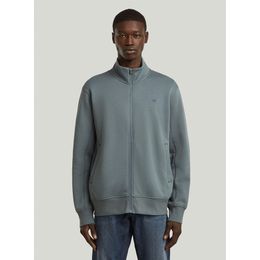 G-Star Raw Longpullover G-STAR "Track Jacket Sweatshirt", Herren, Gr. M, axis, Obermaterial: 55% Baumwolle, 45% Polyester, Pullover Longpullover