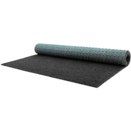 Kunstrasen "COMFORT Colours, Breite 200 cm, Gesamth&ouml;he 7 mm, Made in Netherlands", B : 200cm 1 Stk., L: 2.400cm, grau, PRIMAFLOR-IDEEN IN TEXTIL,