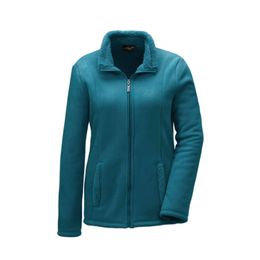 GOLDNER Damen Fleecejacke "Kurzgr&ouml;&szlig;e Kuschelweiche Fleece-Jacke", blau, Gr. 21, Obermaterial: 100% Polyester PES., Jacken, Innen mit weichen