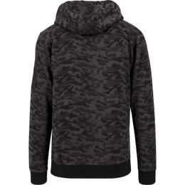Urban Classics Herren Rundhalspullover "Urban Classics Herren Sweat Camo Bomber Hoody"schwarzcamouflage, Gr. S, 60% Baumwolle, 40% Polyester, Pullover
