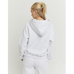 Tally Weijl Damen Kapuzensweatjacke "SSWCOSKIMA", wei&szlig;, Gr. L, unifarben, Sweatware, Obermaterial: 65% Baumwolle, 35% Polyester, Sweatjacken,