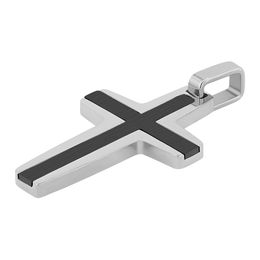 Adelia&acute;s Kettenanh&auml;nger ADELIA&acute;S "Unisex Anh&auml;nger &ndash; Kreuz Kreuzanh&auml;nger aus Edelstahl", schwarz, Schmuckanh&auml;nger, Damen, Edelstahl, Kettenanh&auml;nger, Perfekt als Geschenk zum einen besonderen Tag