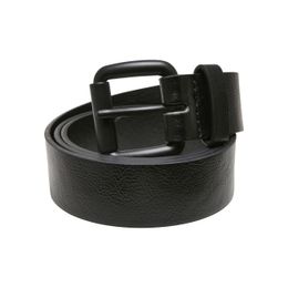 Urban Classics Damen H&uuml;ftg&uuml;rtel "Urban Classics Unisex Synthetic Leather Thorn Buckle Casual Belt"schwarz, Gr. L, 100% Polyester, G&uuml;rtel