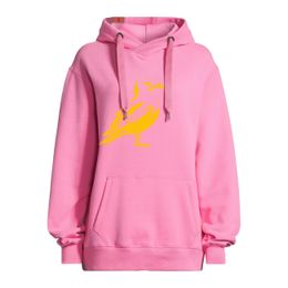 SALZHAUT Herren Kapuzenpullover "Hoodie ODDEBODJE UNISEX - M&ouml;we", rosa, Gr. XS, Obermaterial: 100% Baumwolle CO., Pullover