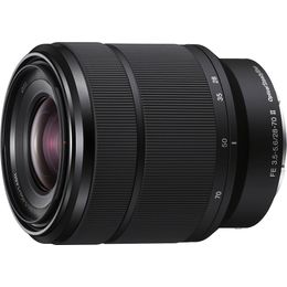 Sony Zoomobjektiv "FE 28-70mm f3.5-5.6 OSS II (SEL28702)", T:8,3cm &Oslash;:72,5cmschwarz, Objektive