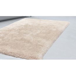 Hochflor-Teppich Calo-deluxe, B:120cm H:80mm L:170cm, beige, Kunstfaser, Teppiche, "Giora 200", getuftet, besonders weich durch Microfaser,