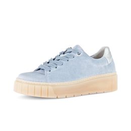 Gabor Damen Sneaker "Sneaker low", Gr. 35,5blau, Schuhe