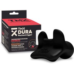 TMX Nacken-Massageger&auml;t "DURA Nackentrigger &ndash; effektive, gezielte Akupressur f&uuml;r Kopf & Nacken"schwarz, Silikon, B:8cm H:9cm T:7cm, Massageger&auml;te,