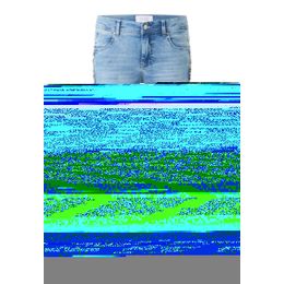 AENGELS Damen Bequeme Jeans "AENGELS Ornella Detail Fringe"heaven blau random used, Gr. 36, unifarben, 88% Baumwolle, 10% Polyester, 2% Elasthan,