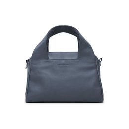 Gretchen Damen Henkeltasche "Ruby Tote Three"blau, denim, Leder, unifarben, Taschen, aus italienischem Kalbsleder