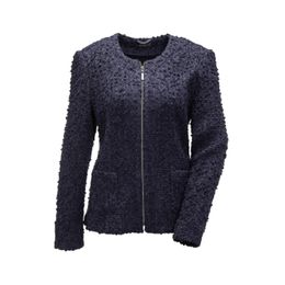 GOLDNER Damen Jerseyblazer "Kurzgr&ouml;&szlig;e Trageangenehme Jerseyjacke", gr&uuml;n, Gr. 23, Obermaterial: 77% Polyacryl PAN. 18% Polyamid PA. 5% Wolle WO.,