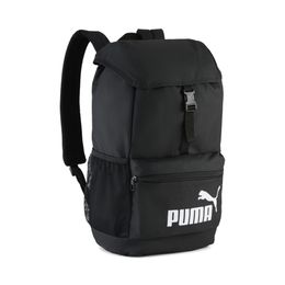 Puma Rucksack "PHASE HOODED BACKPACK", schwarz, Rucks&auml;cke, f&uuml;r Erwachsene, sportlicher Stil, leichter Zugang zu den F&auml;chern