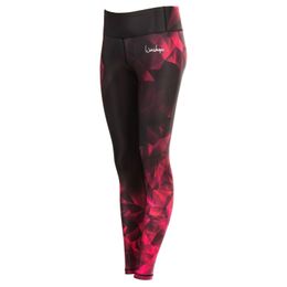 WINSHAPE Damen Leggings "AEL102-Brilliant", rot, Gr. XXL, 80% Polyester, 20% Elasthan, Hosen, mit leichtem Kompressionseffekt