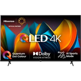 HISENSE QLED-Fernseher "75E77NQ", 75, schwarz, Fernseher, 4K UHD, QLED
