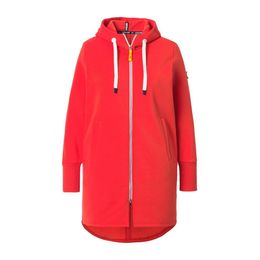 Lauras&oslash;n Zip-Up Hoodie female Red size 40-42
