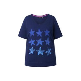 Ulla Popken Shirt female Blue size 62-64