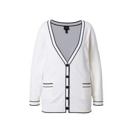 Ulla Popken Knit Cardigan female White size 46-48