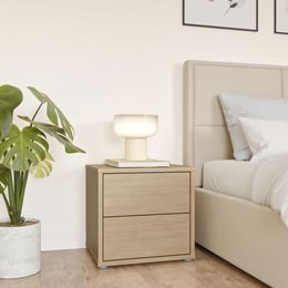Nachtkommode FORTE, B:49,8cm H:47,9cm T:41,5cmelegancia eiche, Holzwerkstoff, Sideboards, "Alice Springs", Schubk&auml;sten mit Vollauszug, Push to Open