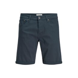 Jack & Jones PlusSize Herren Shorts "JPSTRICK ORIGINAL SHORT PLS", blau, Gr. 44, JACK & JONES PLUSSIZE, unifarben, Web, Obermaterial: 98% Baumwolle, 2% Elasthan, Hosen